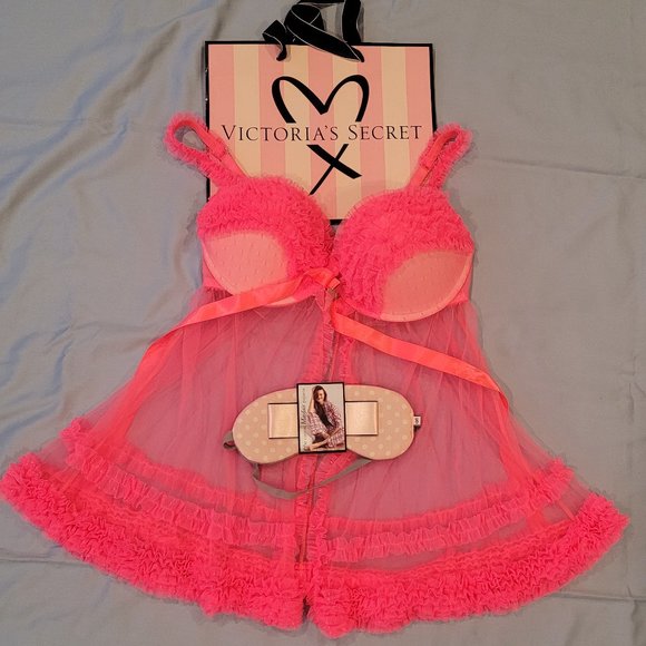 Victorias Secret Intimates And Sleepwear Victoria Secret Night Sexy Dress Size 36 D Free New